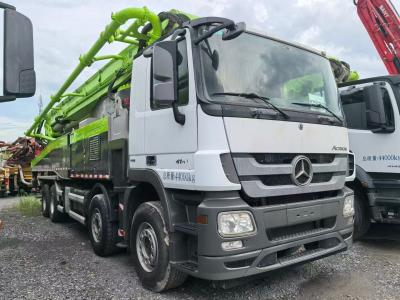 China Used 2019 Zoomlion ZLJ5440THBBE 56m Truck-Mounted Concrete Pump with Z-Shape 5-Section Folding Boom and 365° Continuous Rotation for sale