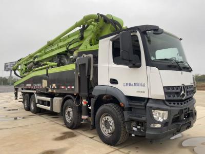 China 2021 Zoomlion 63m Concrete Pump Truck with 5-Section Boom 180 m³/h Output and 11 MPa Pressure for sale