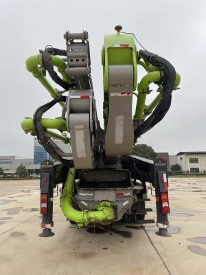 China 2021 Zoomlion 63m Concrete Pump Truck with 5-Section Boom 180 m³/h Output and 11 MPa Pressure for sale