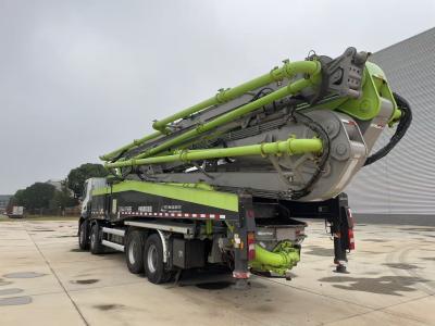 China 2021 Zoomlion 63m Concrete Pump Truck with 5-Section Boom 180 m³/h Output and 11 MPa Pressure for sale