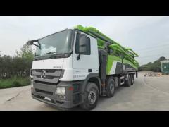 Used 2019 Zoomlion 63m pump truck with Benz chasis for hot sale