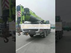 USED Zoomlion 130 톤 이동 크레인 들어올림 장비 수압 들어올림 기기