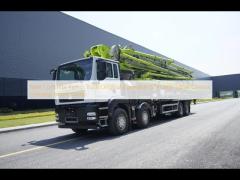 New Concrete Pump Truck Original Zoomlion 62m with Sitrak Chassis concrete boom pump