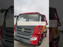사용된 SANY 43m 콘크리트 펌프 트럭 콘크리트 건설 기계