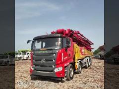 Used 2021 Sany 65m pump truck with Sany chasis for hot sale