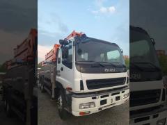 2011 Zoomlion rinnova 38m camion montato pompa di calcestruzzo camion completamente idraulico