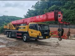 2018 SANY Granate per autocarri usate 25T STC250T Macchine di sollevamento di gru completamente idrauliche mobili