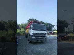 2019 SANY 56m Used Concrete Pump Truck Benz Chassis per attrezzature da costruzione