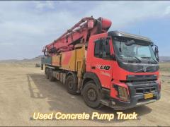 sany 2021 used concrete pump truck sym5440thbv 62m concrete lorry pump