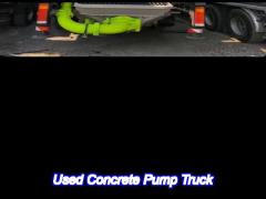 zoomlion 47m used concrete pump truck 2018 truck mounted boom pump