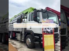 Struttura robusta 3 assi di calcestruzzo pompa zoomlion 50m con telaio sitrak