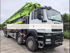 4 assi Cremagliera di calcestruzzo nuovo 2025 Zoomlion 62 metri Con Chassis Sitrak