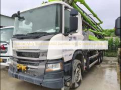 Camion pompa calcestruzzo usato 2020 Zoomlion 49m 49m con telaio Sitrak