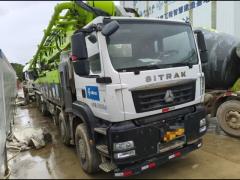 Used 2023 Zoomlion 70m pump truck with Sitrak chasis for hot sale