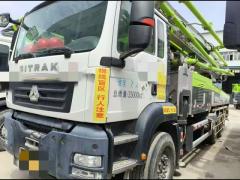50m Second Hand Concrete Pump Truck Zoomlion 2020 ZLJ5351THBKE With Sitrak Chasis