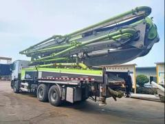 Used Zoomlion 49M Concrete Pump Truck Mercedes Benz Chassis Gross weight 35000kg Second Hand 49 Meters Beton Pump Truck