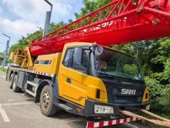 Used 2019 Sany Truck Crane for Heavy Lifting 25 Tons and 35 Meters Main Boom Length