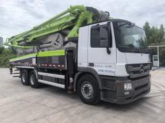 49m Second Hand Concrete Pump Truck Zoomlion 2019 ZLJ5350THBBE With Benz Chasis