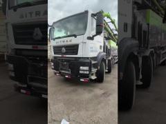 Used Zoomlion 70M Concrete Pump Truck with Sitrak Chassis