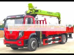 New Truck mounted Crane 2025 Zoomlion 8 Tons loader crane with Dongfeng truck
