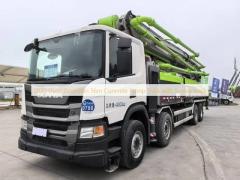 2020 Used Zoomlion 56m Concrete Pump Truck with Scania truck