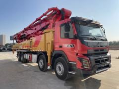 View 2021 Used Concrete Pump Truck with 62m Boom and Volvo Chassis for High Efficiency Pumping Demo
