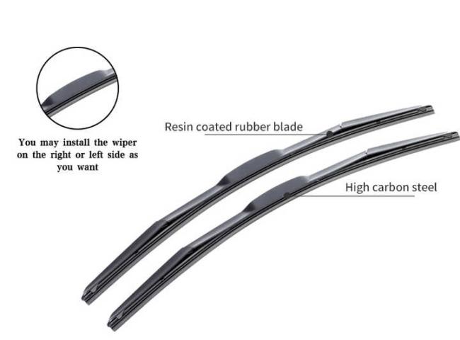 Hybrid Universal Three-section Clips Car Windscreen Rubber Windshield Wiper for Car