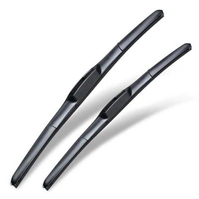 China Hybrid Universal Three-section Clips Car Windscreen Rubber Windshield Wiper for sale