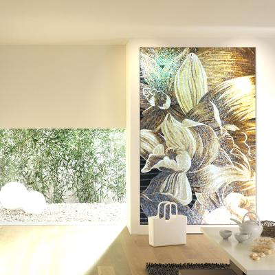 China Flower Picture Mosaic Decorative Mural Tile Patterns Mosaic Mural for sale