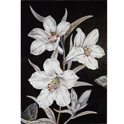 China RW04 Pattern Glass Mosaic Bathroom Tile Design Mural Art Mosaic for sale