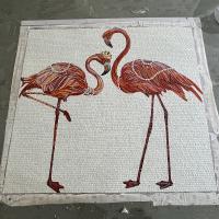 China Custom Mosaic Glass Tile Wall Backsplash 4mm 6mm 8mm Thickness Decorative for sale