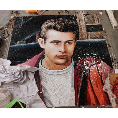 China Customized Size Art Mural Mosaic with Durable Materials and Modern Design for Interior Spaces for sale