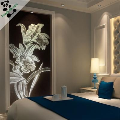 China MB SMM12-A Bedroom Wall Tiles Handmade Mosaic Tile Flower Glass Painting Pictures Decorative Wall Murals for sale