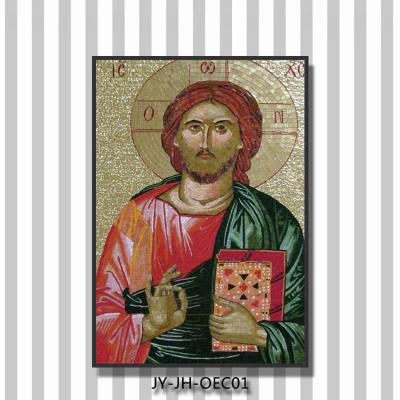 China Orthodox Church Patterns Mosaic Wall Art Mural 20 x 20mm for sale