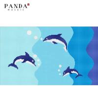 China Blue Glass Swimming Pool Mosaic Tiles 20x20x4 mm Custom Multi Pattern Washable for sale