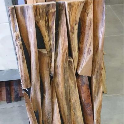 China Living Room Old Ship Wood Mosaic Tile Mosaic Wall Panels 4/6/8mm for sale