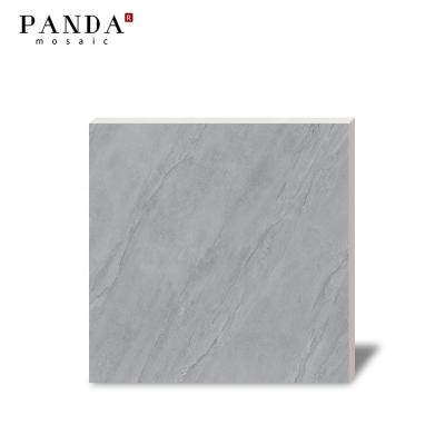 China Glazed Porcelain Floor Tile Gray Polished 600x600mm for Bathroom for sale
