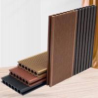 China 3D Embossed WPC Decking Flooring Eco Friendly Wood Plastic Composite 150x25mm for sale