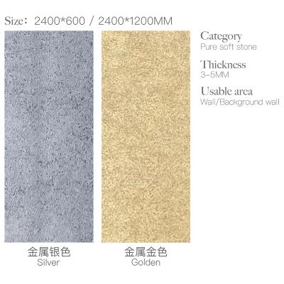 China Outdoor Interior Flexible Stone Veneer Clay Wall Tile For Apartment for sale