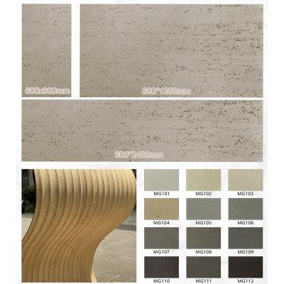 China Rockcut Flexible Stone Cladding Artificial Travertine Soft Stone for Hotel for sale
