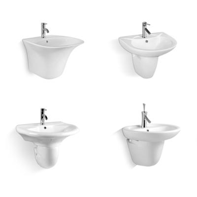 China Wall Mounted Bathroom Sanitary Ware Ceramic Hand Wash Basin Sink for sale