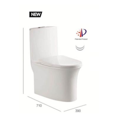 China Commercial-Grade One-Piece Toilet Modern Ceramic Sanitary Ware for Hotels, Apartments & Residential for sale
