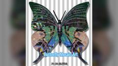 Butterfly Mosaic Wall Art Stunning Living Room Decor