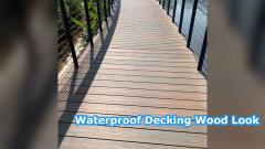 WPC Decking Outdoor Waterproof Wood Grain Finish