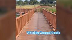 Durable WPC Railing Wood Plastic Garden Waterproof