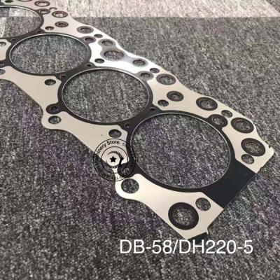 China Daewoo Doosan dh220-5 van het de Cilinderbed van de MotorCilinderkop DB58 van de de Haakmachine het Graafwerktuig Parts Te koop