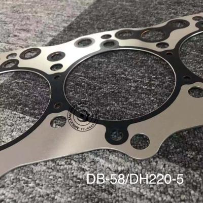 China Daewoo Doosan dh220-5 van het de Cilinderbed van de MotorCilinderkop DB58 van de de Haakmachine het Graafwerktuig Parts Te koop
