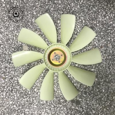 China Kobelcograafwerktuig Engine Parts sk75-8 Ventilatorblad 4LE2 Isuzu 4 Gaten 10 Bladerentoebehoren Te koop