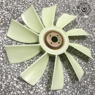 China Kobelcograafwerktuig Engine Parts sk75-8 Ventilatorblad 4LE2 Isuzu 4 Gaten 10 Bladerentoebehoren Te koop