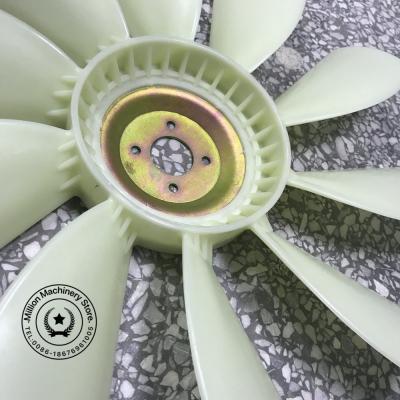 China Kobelcograafwerktuig Engine Parts sk75-8 Ventilatorblad 4LE2 Isuzu 4 Gaten 10 Bladerentoebehoren Te koop
